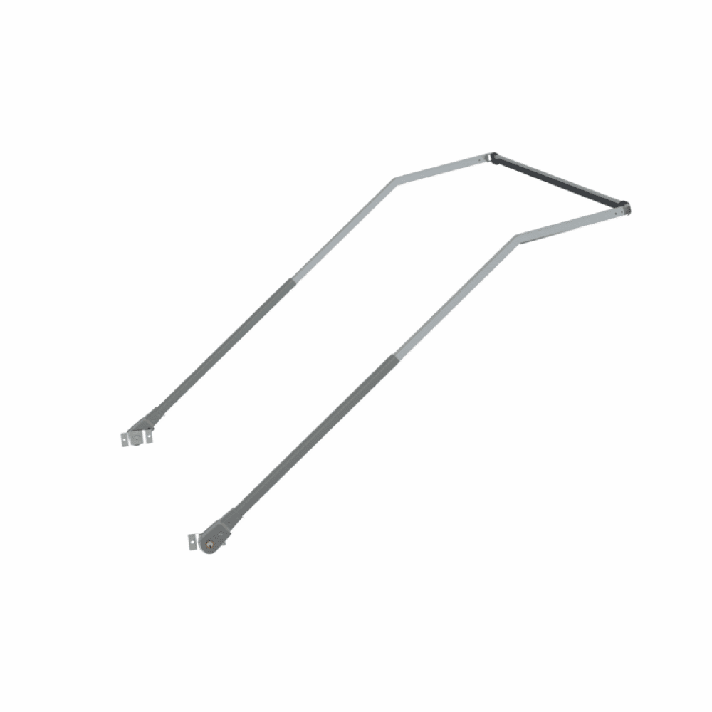 40ft Aluminum Tarp System - Electric Wind-Up & Arms | Harp's Tarps
