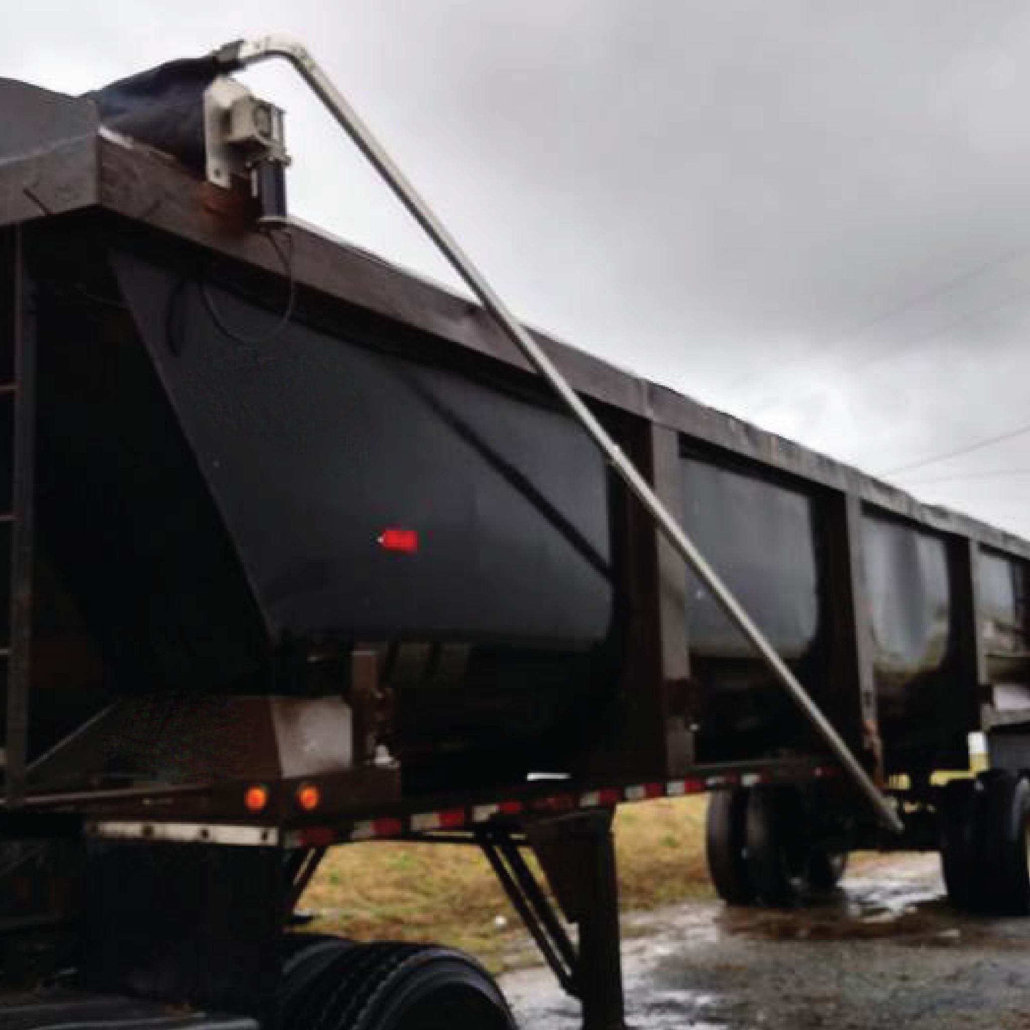 40ft Aluminum Tarp System - Electric Wind-Up & Arms | Harp's Tarps