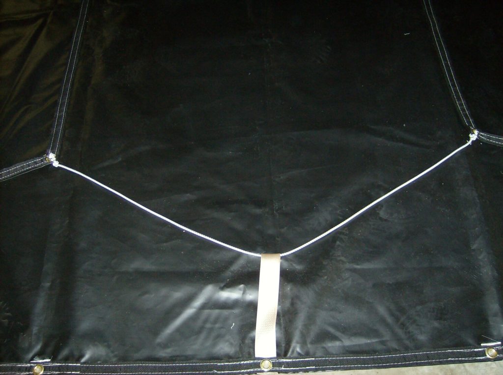 Asphalt Tarp With Flaps | Harp's Tarps